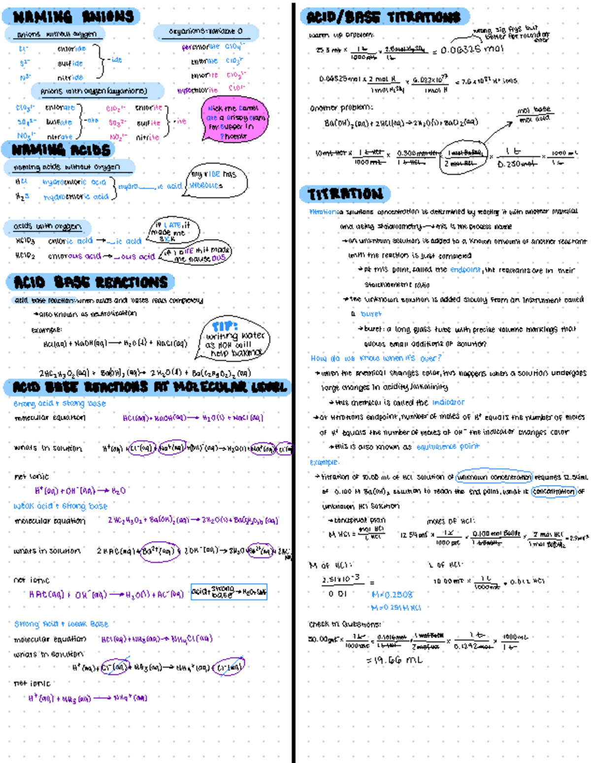 131 4c - Professor: Blumling, flipped classroom, includes notes from ...