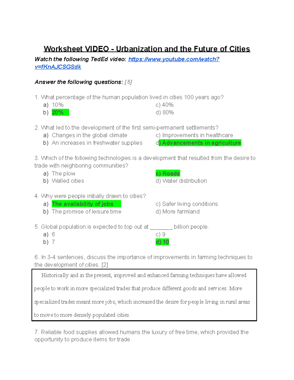 Urbanization and the future of cities - CGC1D7 - Eshan Kiritharan ...