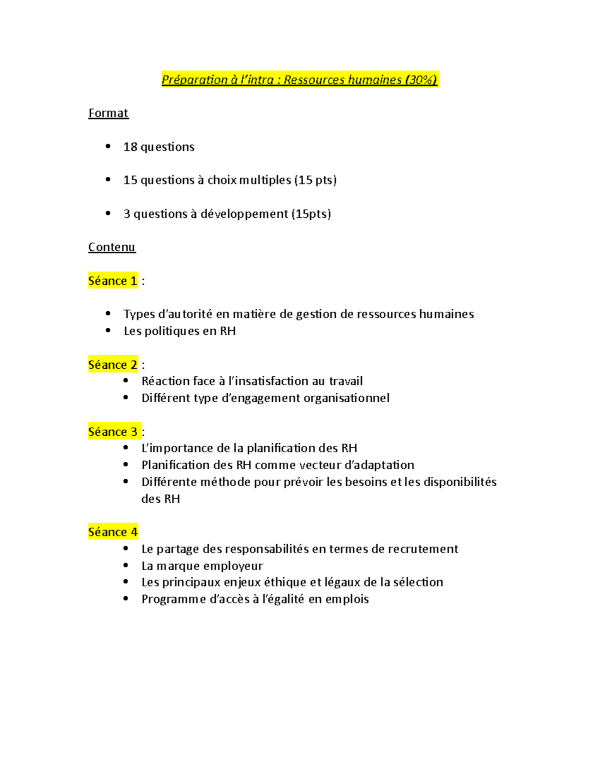 Préparation à l - Préparation Intra - Préparation à l’intra ...