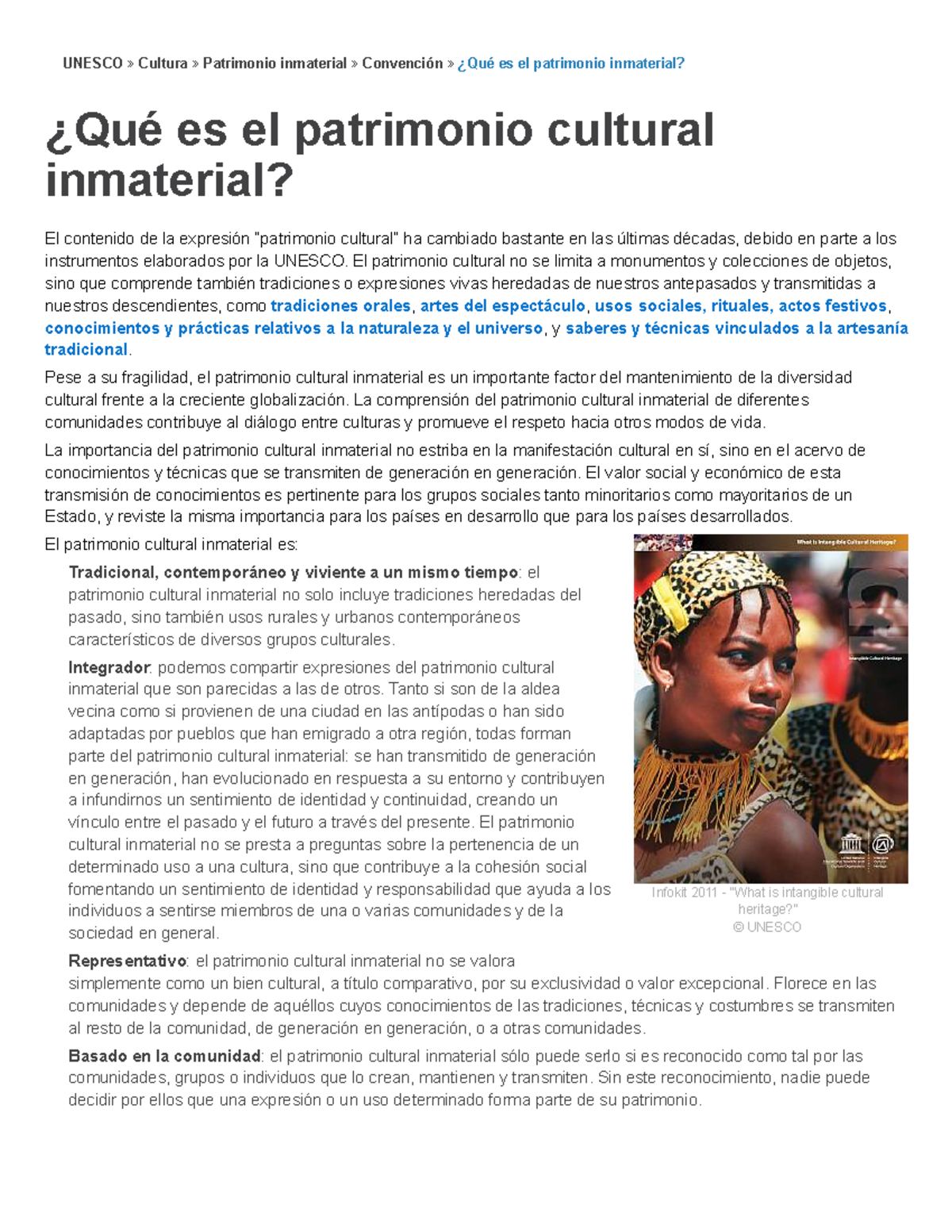 Qué es el patrimonio cultural inmaterial - UNESCO » Cultura ...
