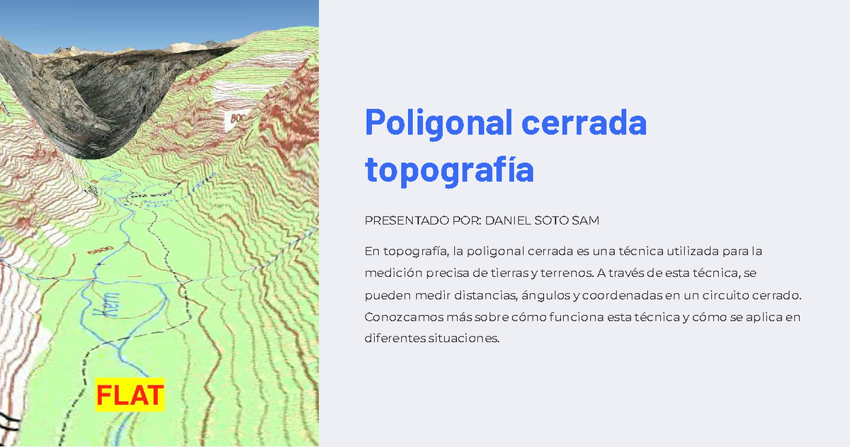 P. Cerrada - Daniel - Poligonal cerrada topografía PRESENTADO POR ...