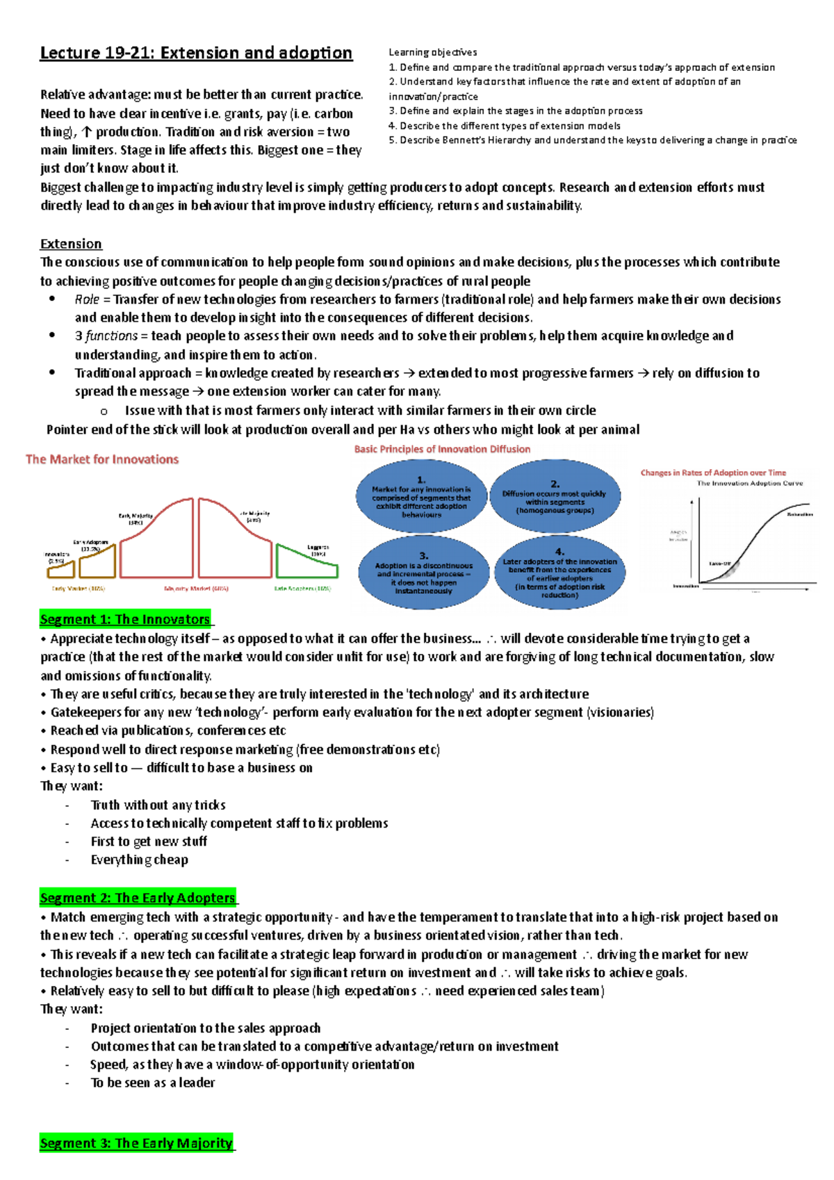 L19-21 Extension and Adoption - Lecture 19-21: Extension and adoption ...
