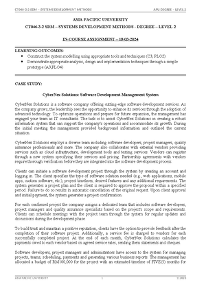 Tutorial Week 3 - SYSTEMS ANALYSIS AND DESIGN AAPP007-4-2 Week 3: Systems Analyst Tutorial A ...