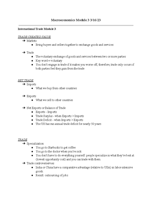 ECO2013 Macroeconomics Module 15 - Macroeconomics Module 15 4/13 ...