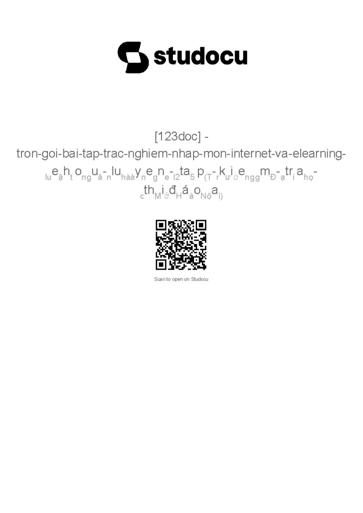 123doc-tron-goi-bai-tap-trac-nghiem-nhap-mon-internet-va-elearning-ehou ...