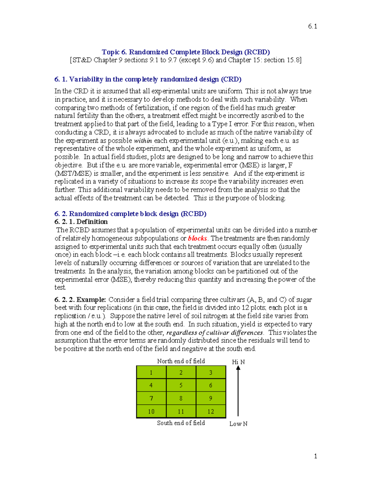 Anova RCBD - fffff - Topic 6. Randomized Complete Block Design (RCBD ...