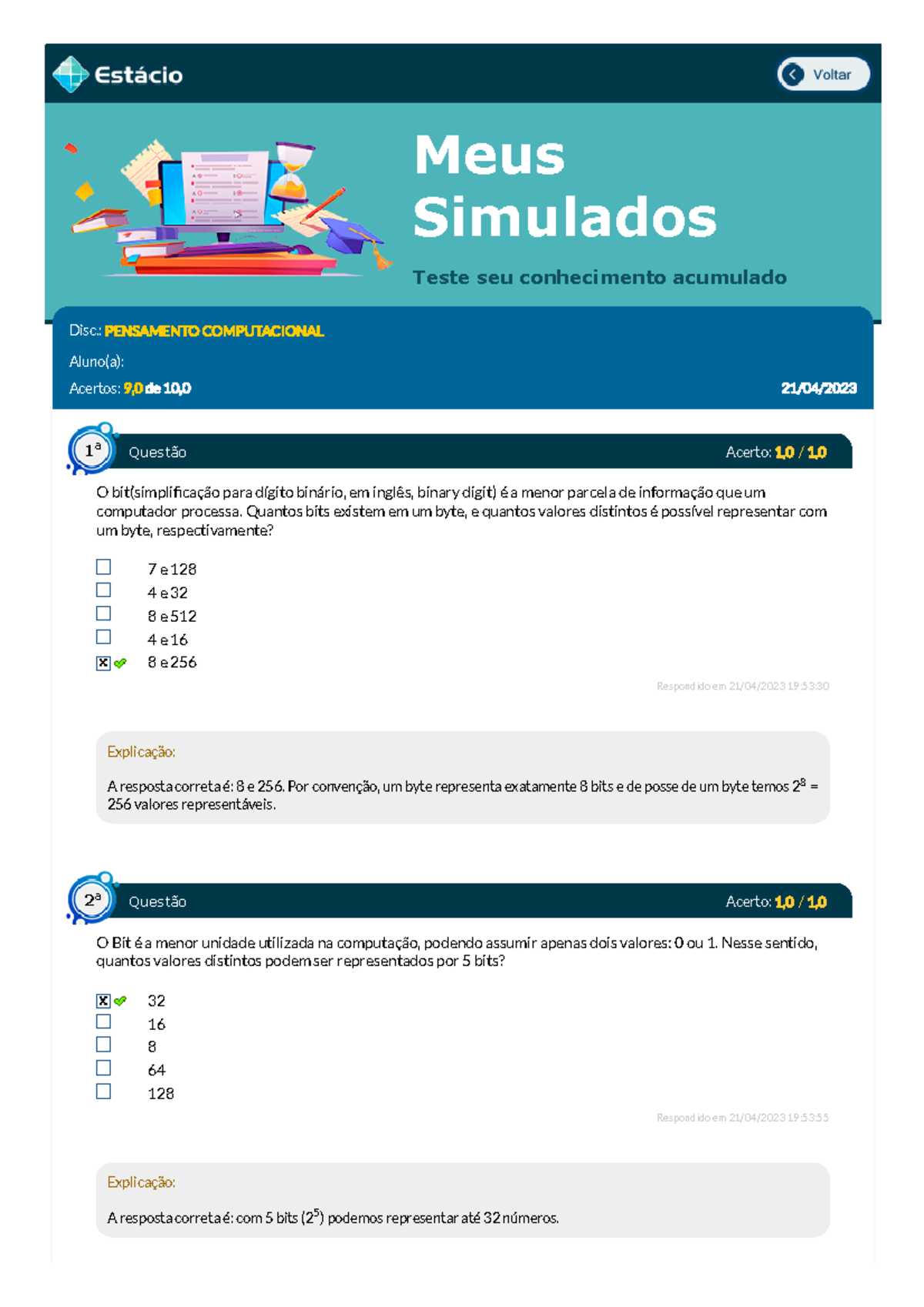 Pensamento Computacional 2 - Meus Simulados Teste seu conhecimento ...