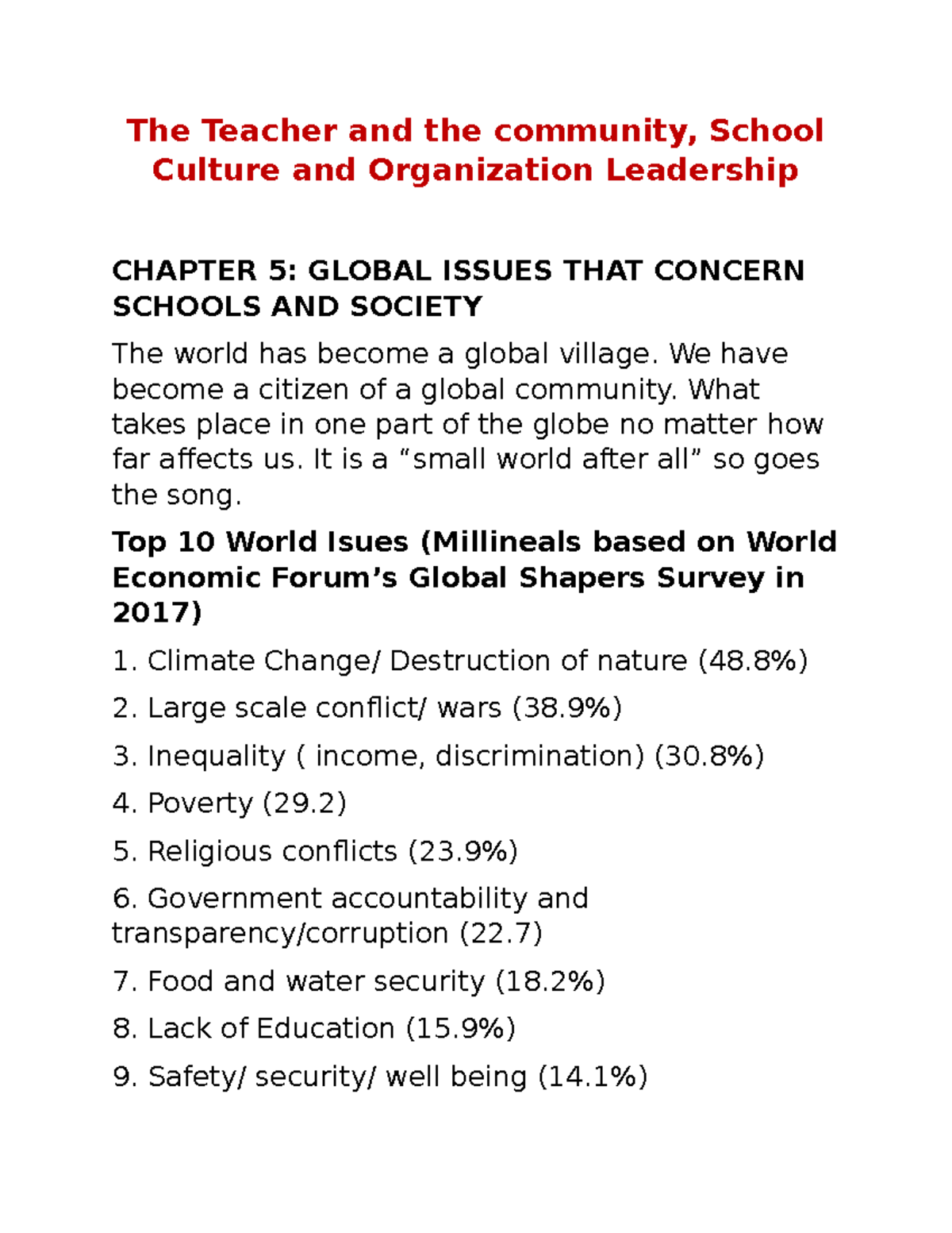 The-Teacher-and-the community' - The Teacher and the community, School ...