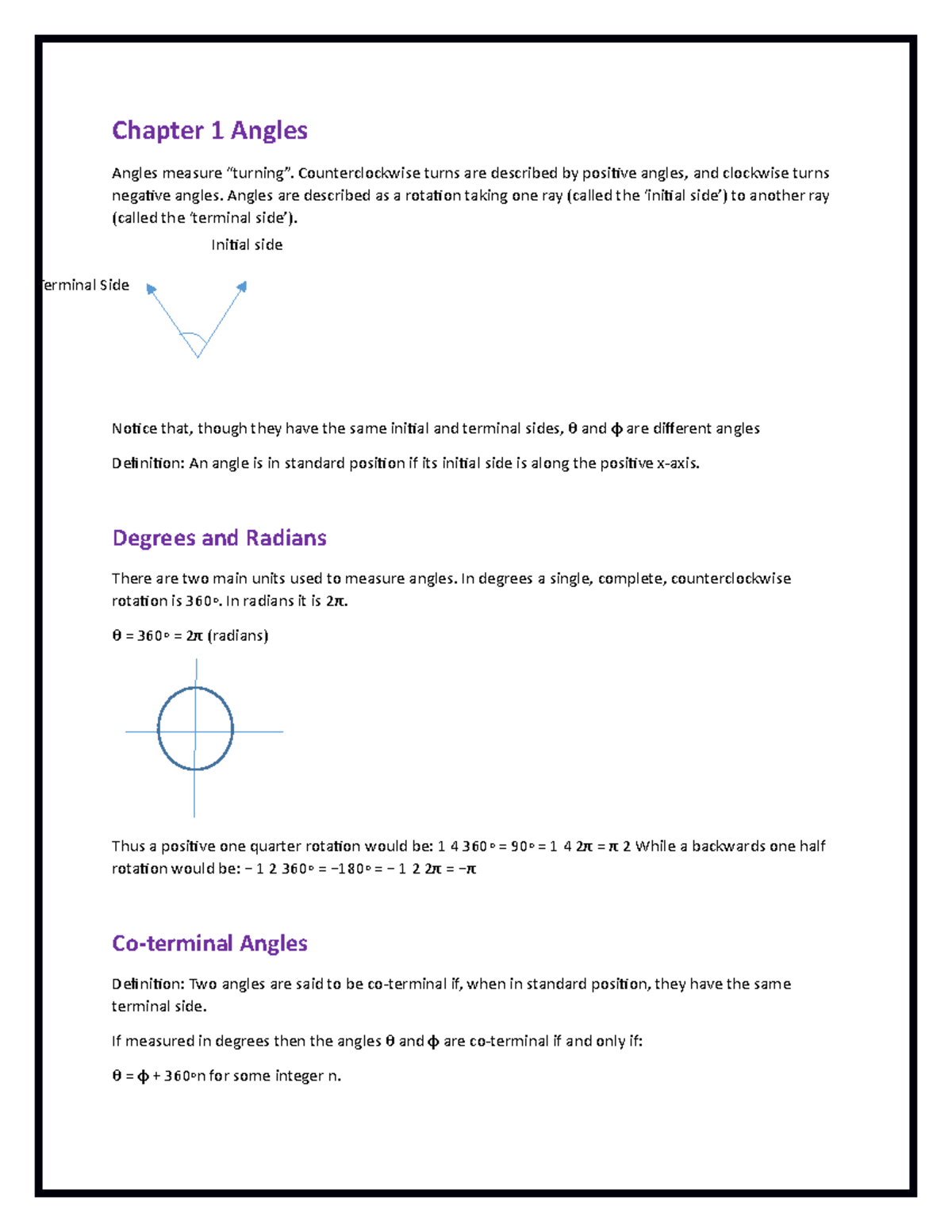 Trigonometry- Notes - This material will enhance your knowledge ...