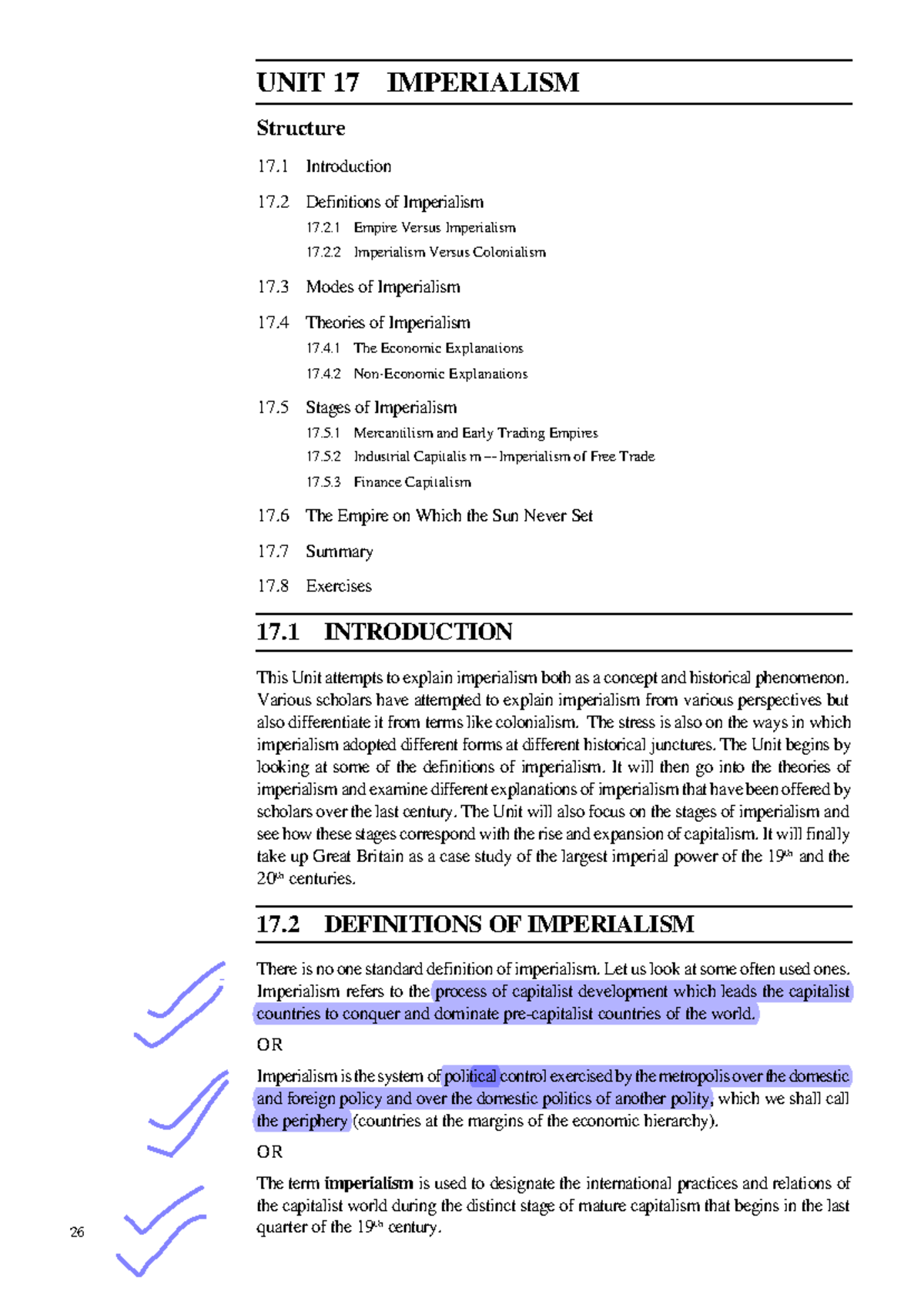 Unit-17 - History of Germany - UNIT 17 IMPERIALISM Structure 17 ...