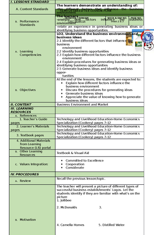 Semi detailed lesson plan types of noun - Lesson Plan in Grade 7 ...