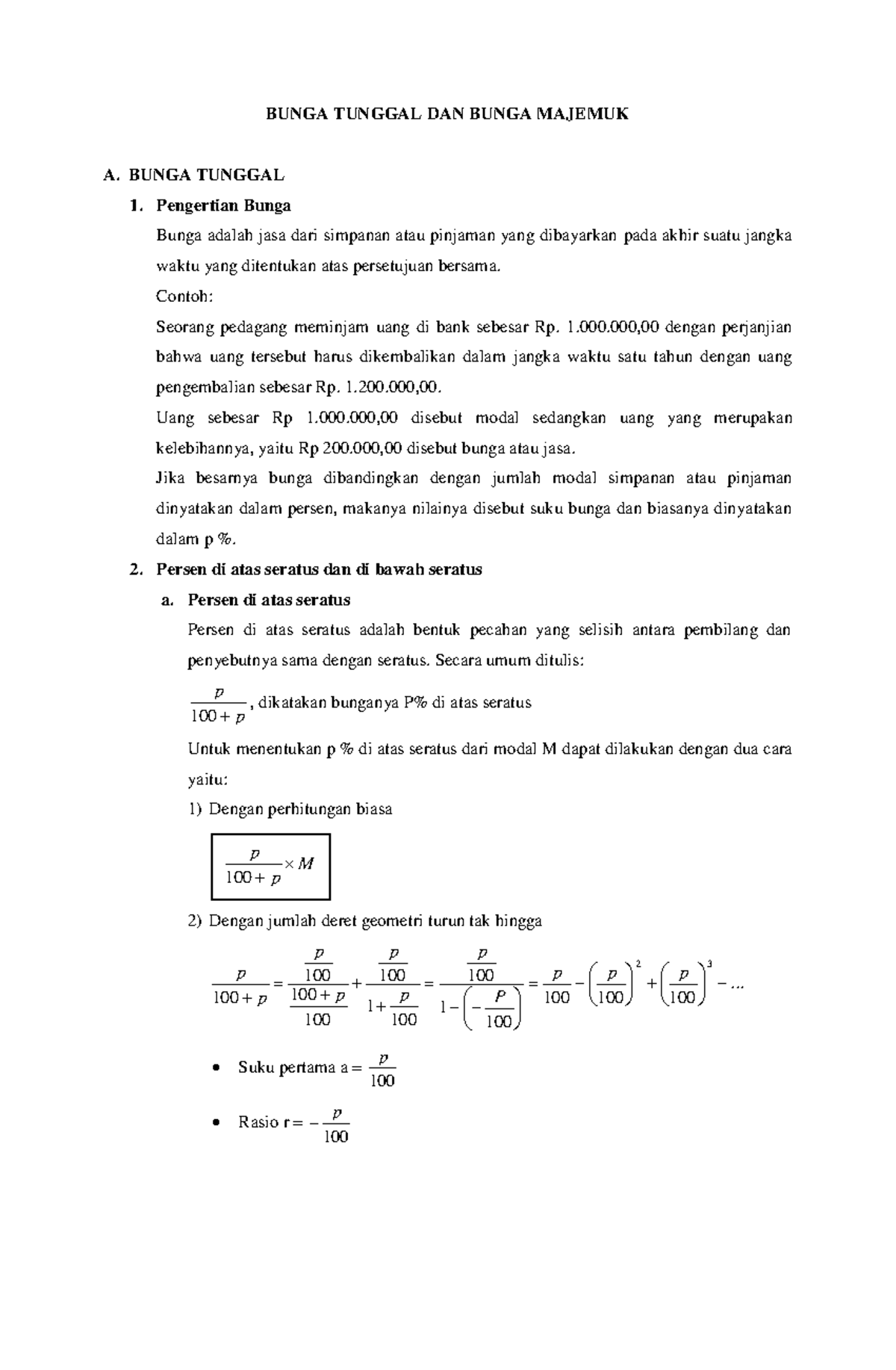 5688e7f36397 d8b0d021f17274047 ba2 - BUNGA TUNGGAL DAN BUNGA MAJEMUK A ...