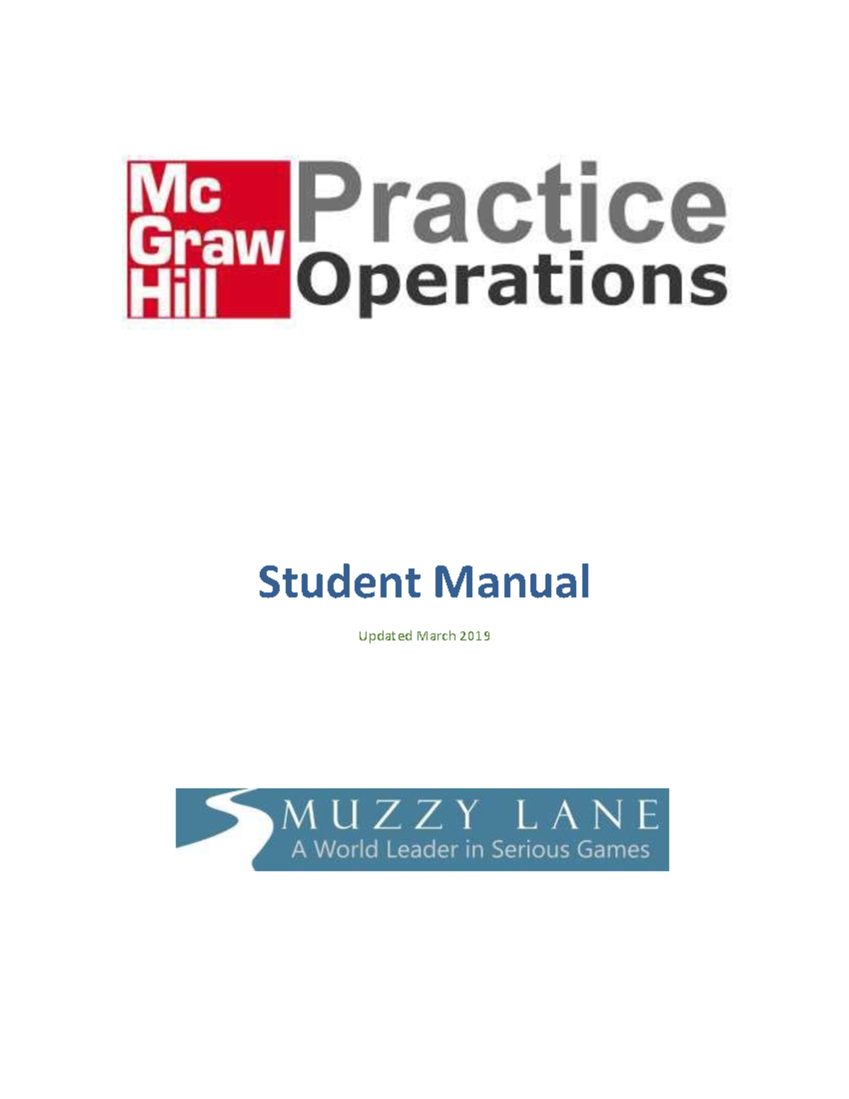 Practice Operations Student Manual - Student Manual Updated March 2019 ...
