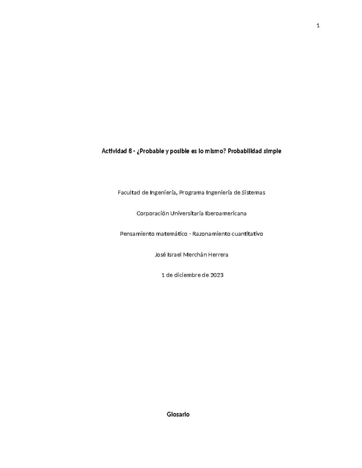 Actividad 8 - ¿Probable y posible es lo mismo? Probabilidad simple ...