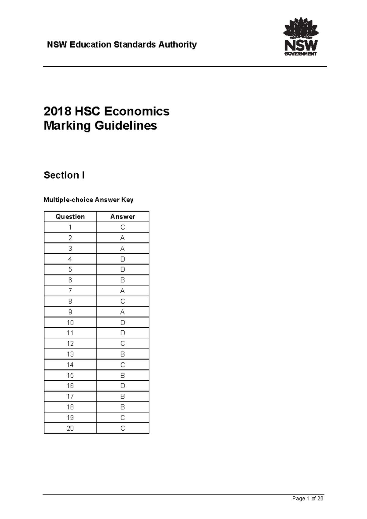 2018 hsc economics mg - NSW Education Standards Authority 2018 HSC ...