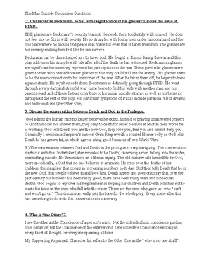 Borchert, The Man Outside - Wolfgang Borchert, The Man Outside The ...