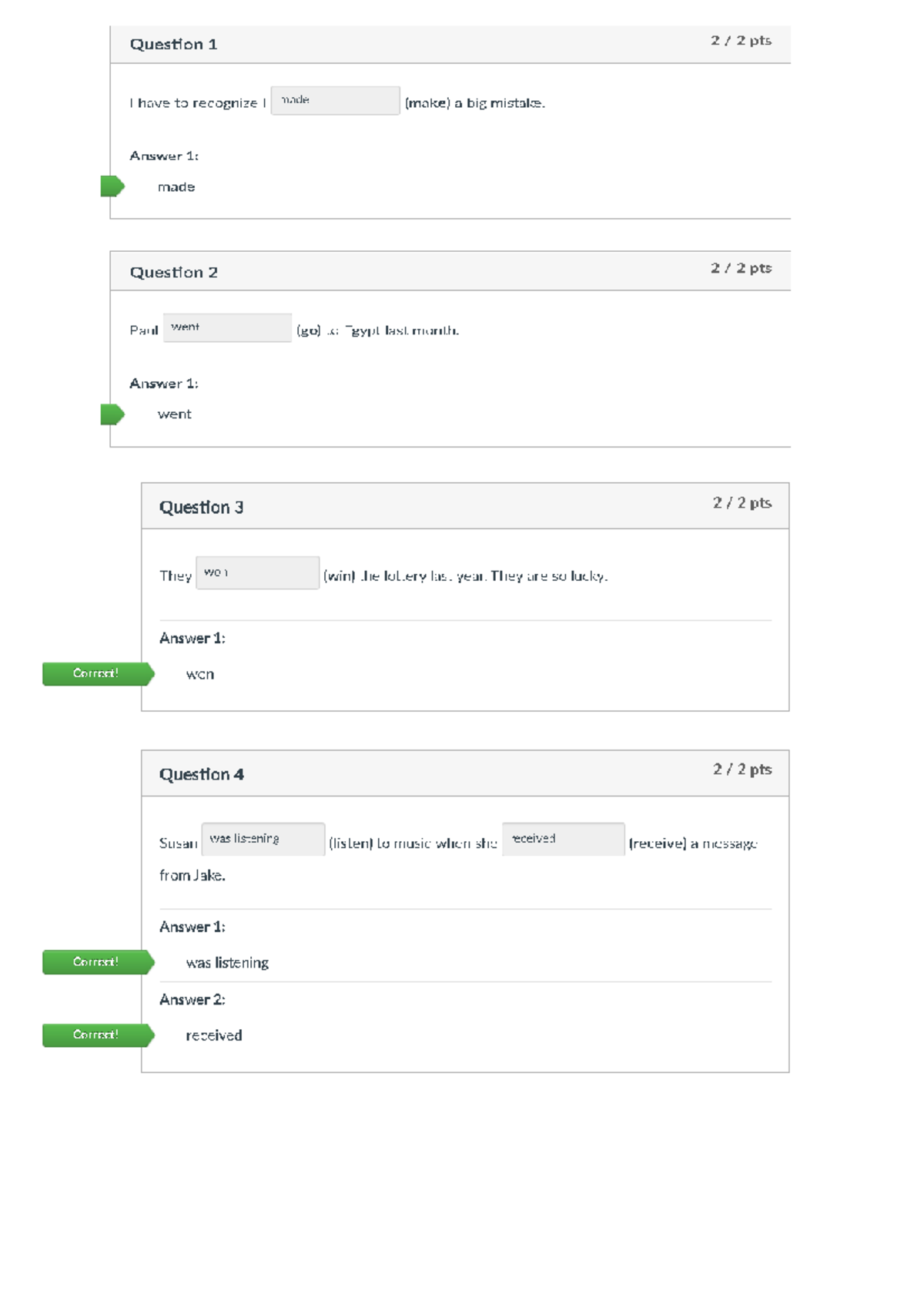 Week 02 Pre Task Quiz Weekly quiz Ingles IV - Studocu