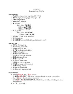 Syllabus 102 03 2021 online - Chinese 102-03, Spring 2021 Instructor ...