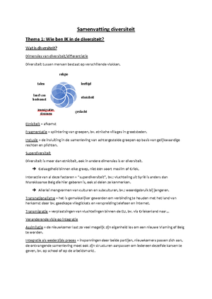 Voorbeeld mondeling examen Diversiteit - 2324 Mondeling assessment DIV – voorbeeld examen - Studocu
