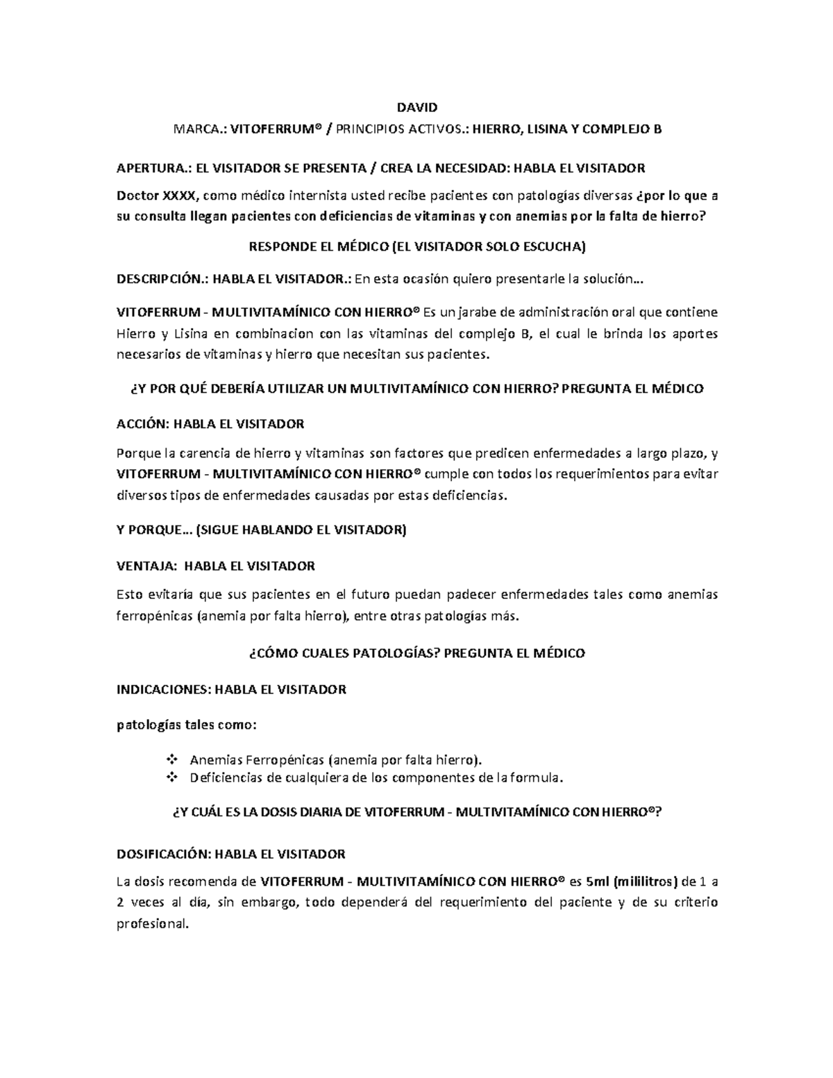 7-David Vitoferrum®️ - Multivitamínico - DAVID MARCA.: VITOFERRUM ...