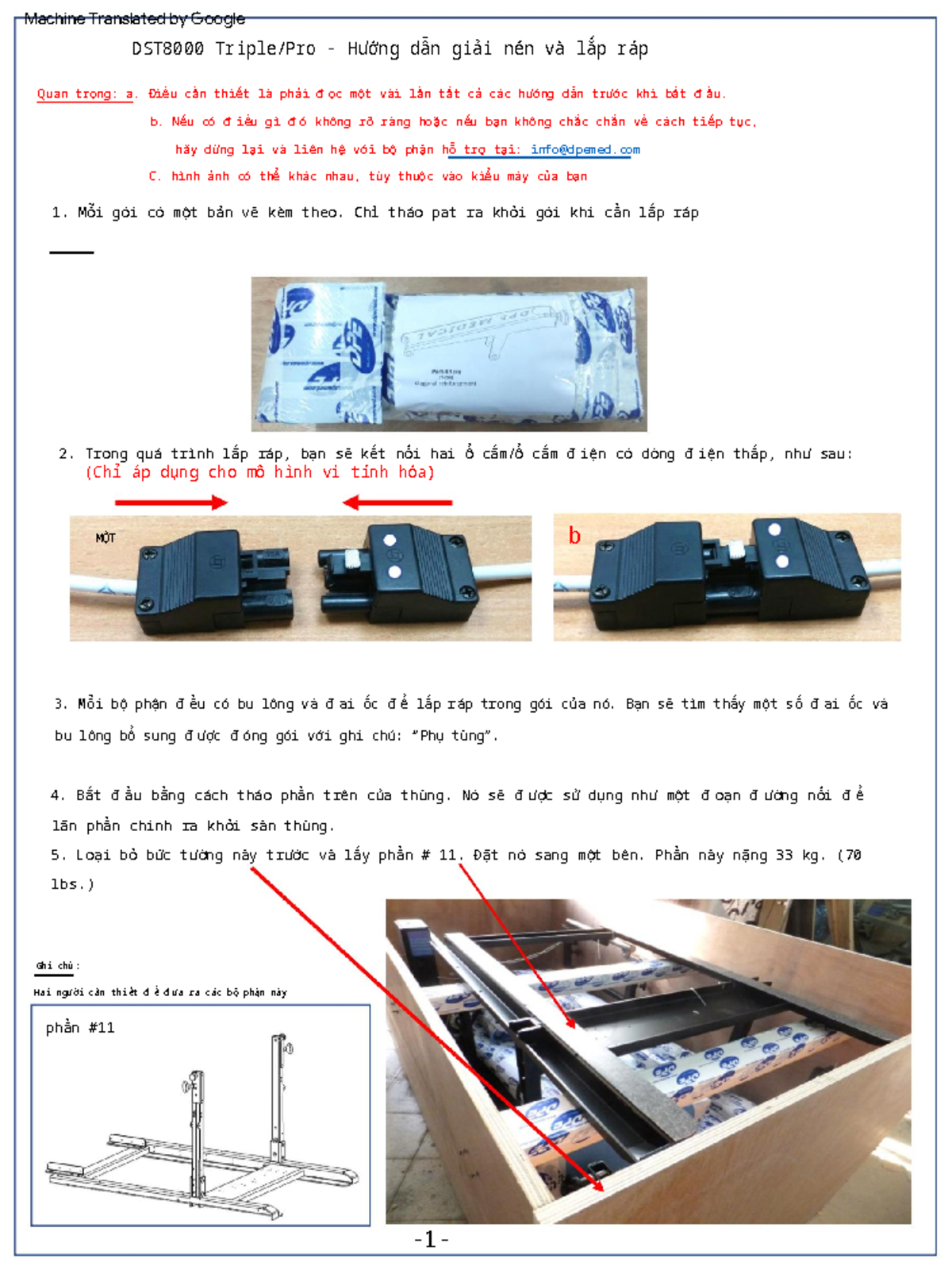Dst8000 triple 4 - Ggjj - 2. Trong quá trình lắp ráp, bạn sẽ kết nối ...