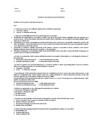 LAW Module 2 - 4 - When by accident or other fortuitous event, movables ...