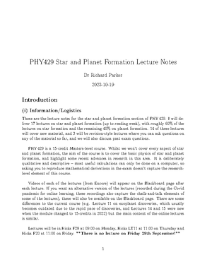Star formation complete notes-29-41 - 2 Lecture 2: From cores to stars ...