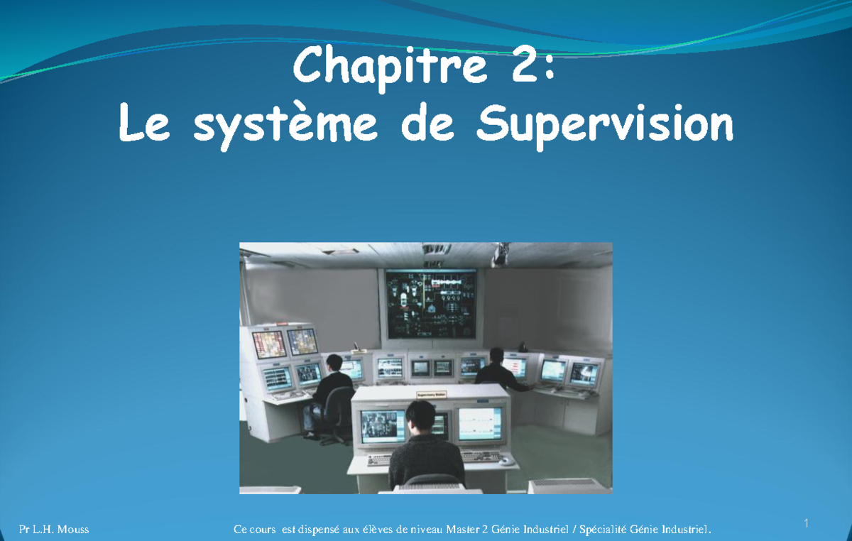 Sup Gi 2 20 21 Chapitre 2 Le Système De Supervision Chapitre 2 Le Système De Supervision 2