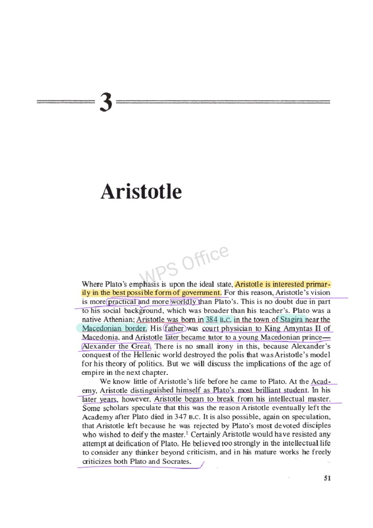 Arastu - All about Aristotle from brian Nelson - 3 Aristotle Where emphasis is upon the ideal ...