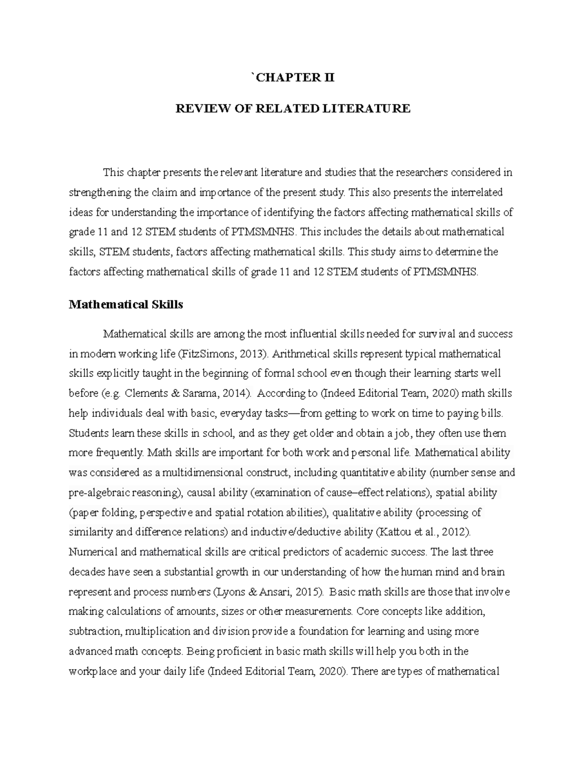 Chapter-II-1 - dbsgzddhzfshb - `CHAPTER II REVIEW OF RELATED LITERATURE ...