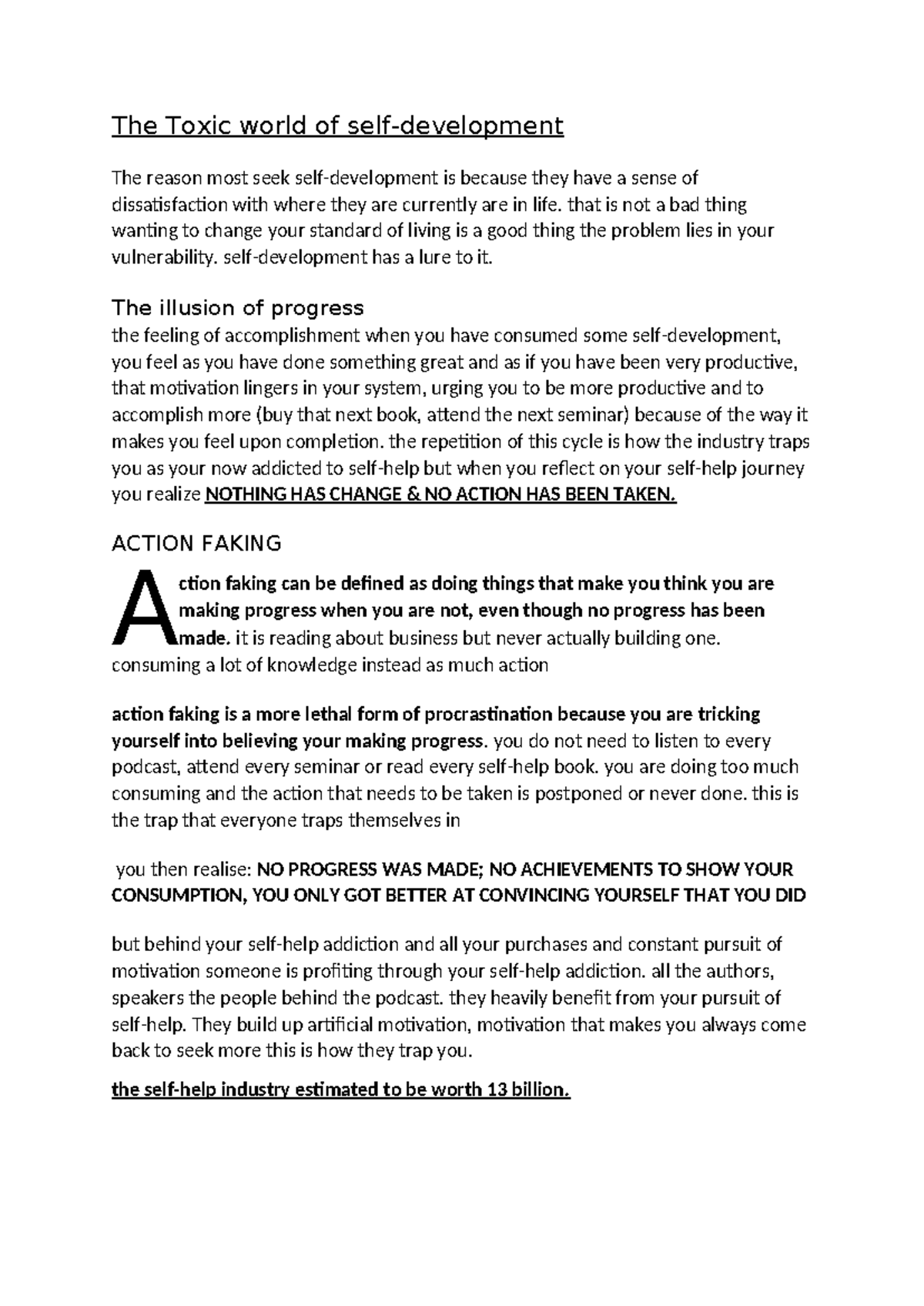 713379985 The toxic world of self development - The Toxic world of self-development The reason ...