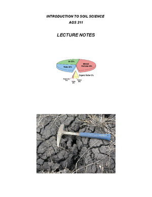 Exercise 2 Soil Forming Rocks and Minerals - Exercise 2: Soil Forming ...