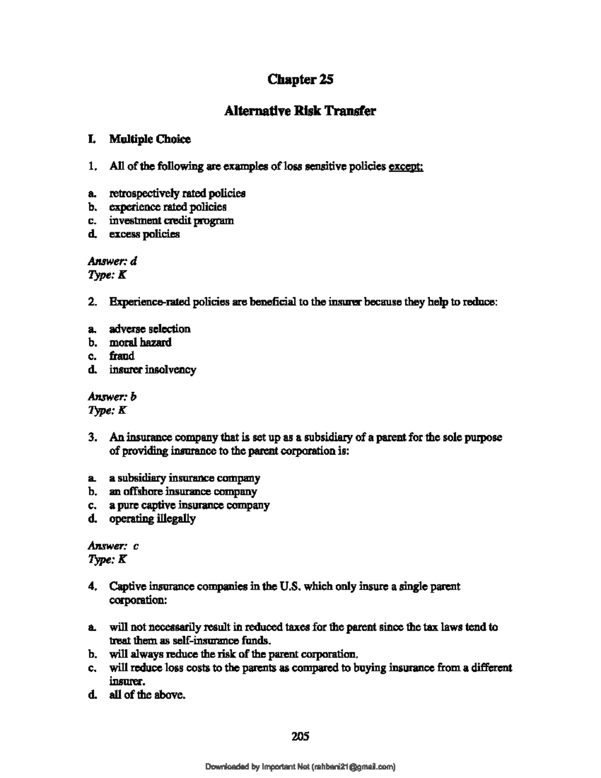 Chapter 25 - test - Financial Management 1 - Studocu