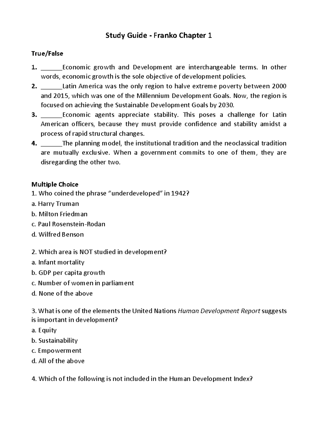 Study Guide 1 - Franko Ch1 - Warning: TT: undefined function: 32 Warning: TT: undefined function ...