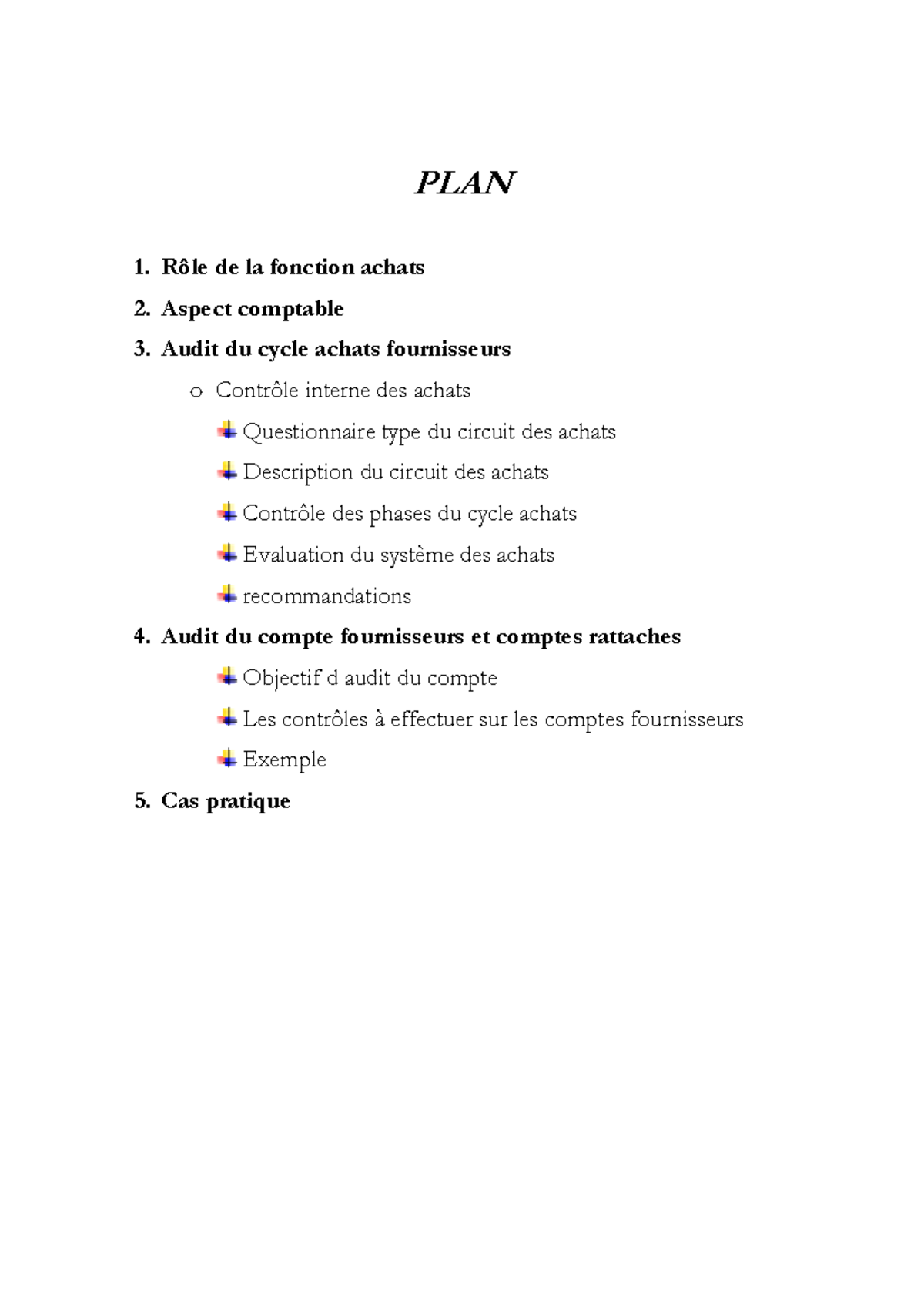 ACF-Cycle-Achat - ACF-Cycle-Achat - PLAN 1. Rôle de la fonction achats ...