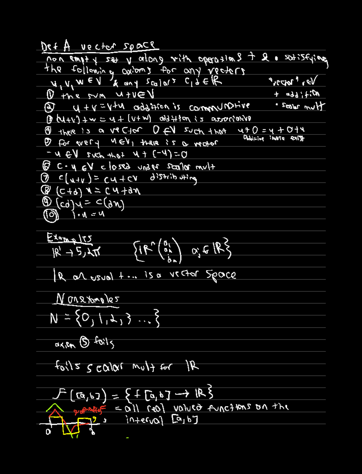 Math 235 (Linear Algebra) section 4 - DIntempuffffff g with operations ...