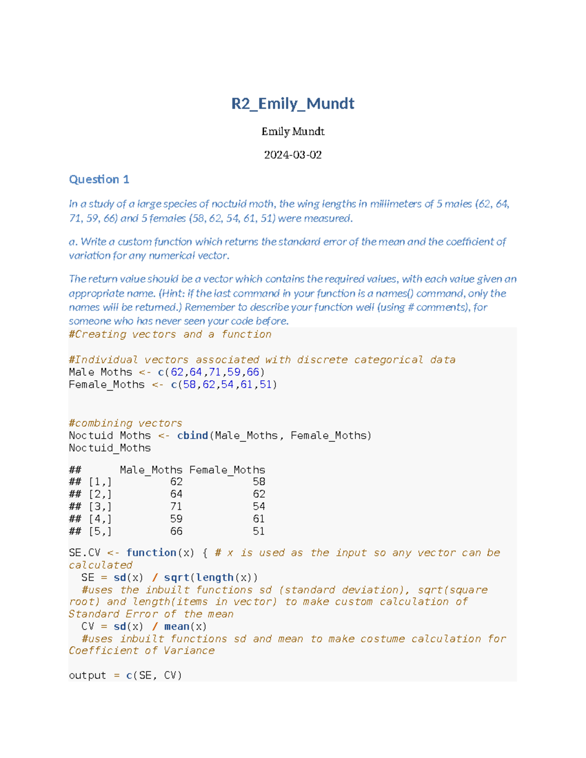 Roadmap 2 Assignment - R2_Emily_Mundt Emily Mundt 2024-03- Question 1 ...