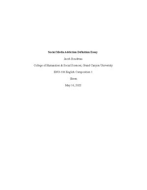 Proposal argument Final Draft, Jacob Boudreau - E Cigarette Problem and ...