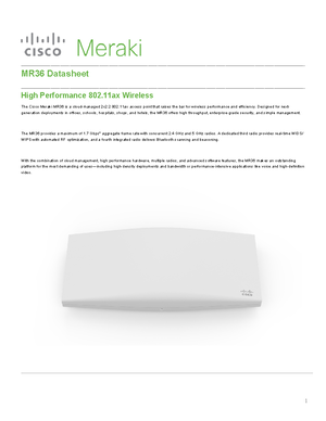 MR76 Datasheet - MR76 Datasheet High Performance 802 Wireless The Cisco ...