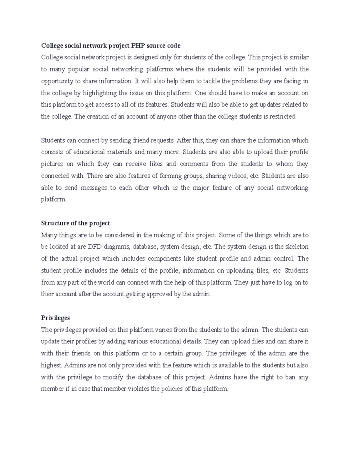 College social network project php source code - College social network project PHP source code ...