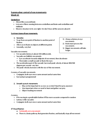 Presbyopia and determination of the near addition Week 8 - Any ...