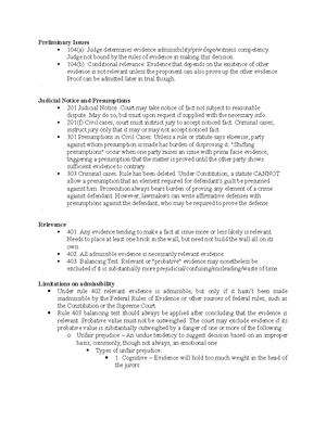 Rules OF Evidence Cheat Sheet - RULES OF EVIDENCE CHEAT SHEET(Please ...