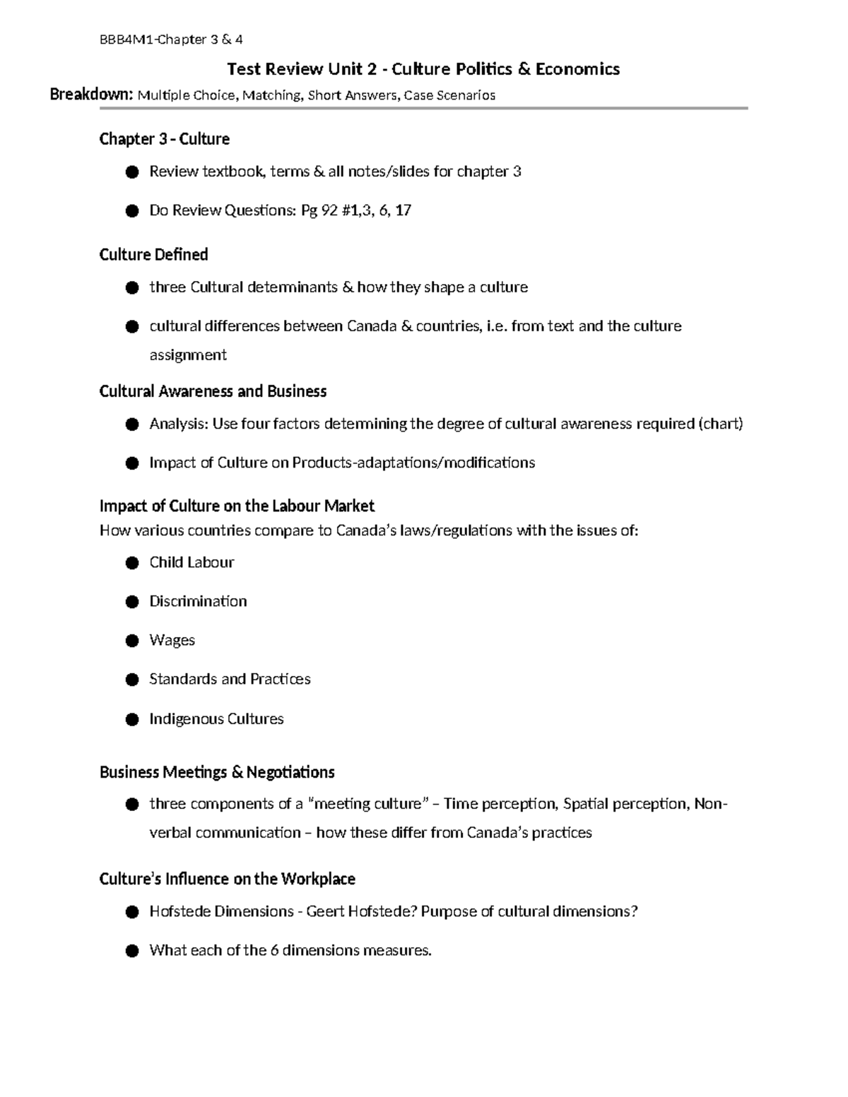 BBB Unit 2-Ch 3&4 Test Review 2021-22 - BBB4M1-Chapter 3 & 4 Test ...