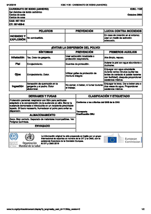 CH3COOH - Ficha internacional de seguridad química - ÁCIDO ACÉTICO ICSC: 0363 Mayo 2010 CAS: 64 ...