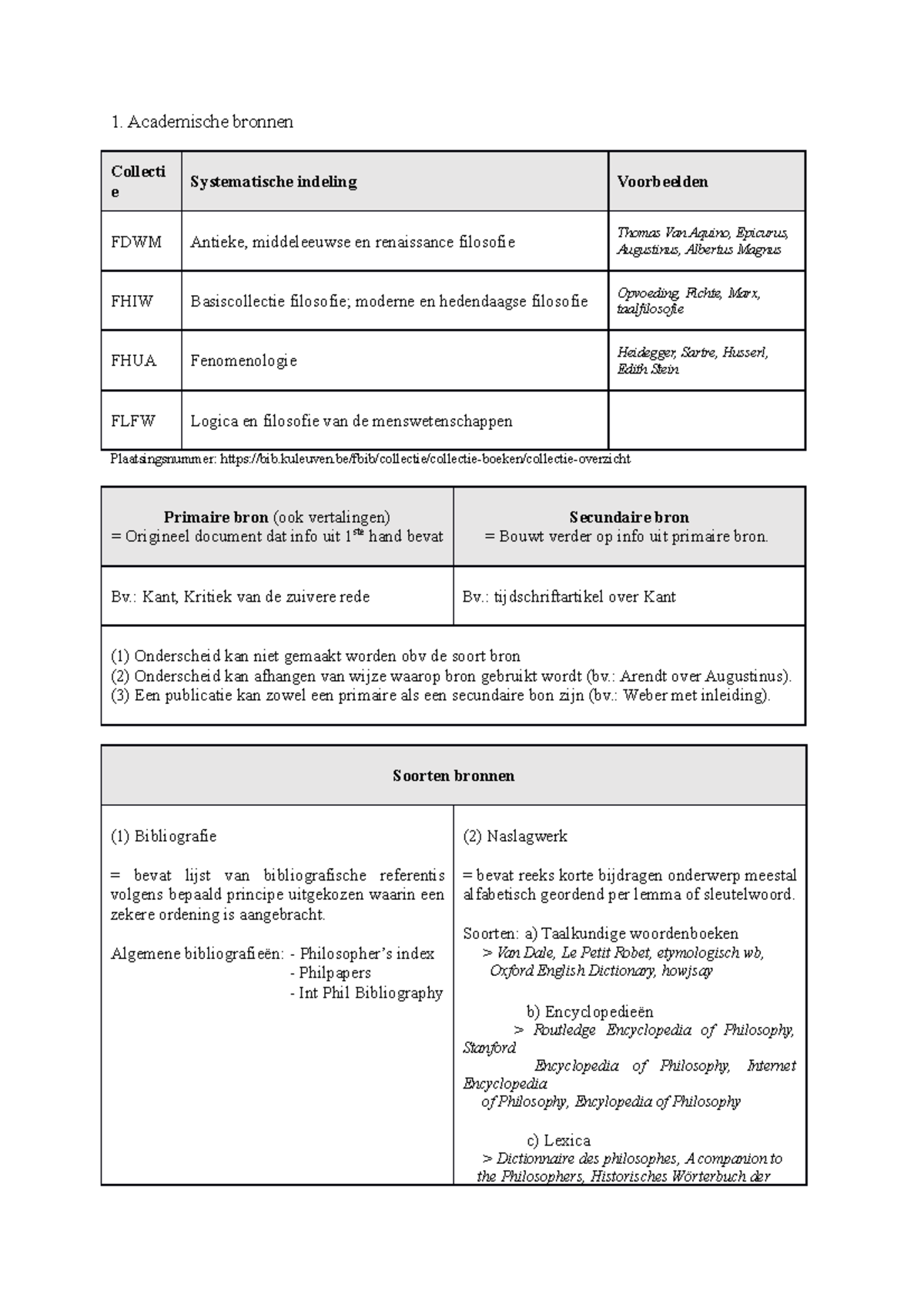 Open boek toets onderzoeksvaardigheden - 1. Academische bronnen ...