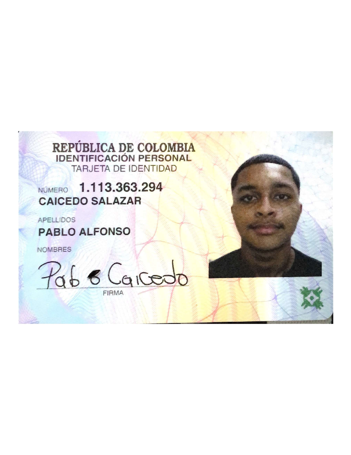 Pablo - informe - derecho civil - REPÚBLICA DE COLOMBIA IDENTIFICACIÓN ...