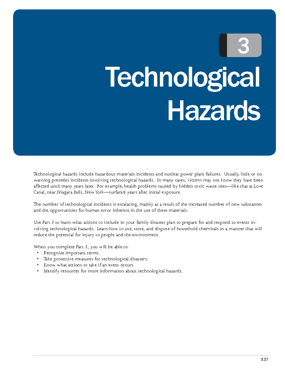 Technohazards - Hello - 3 Technological Hazards Technological hazards include hazardous ...