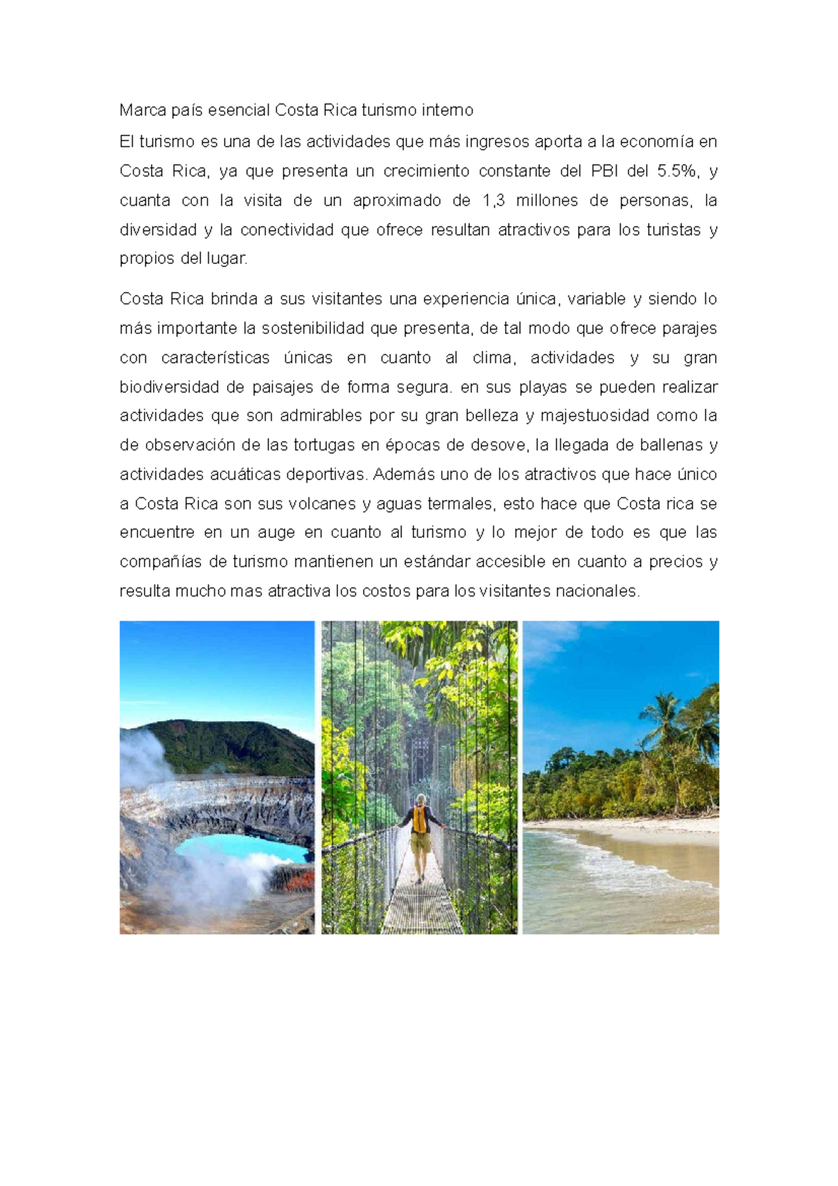 Marca país esencial Costa Rica - Marca país esencial Costa Rica turismo ...