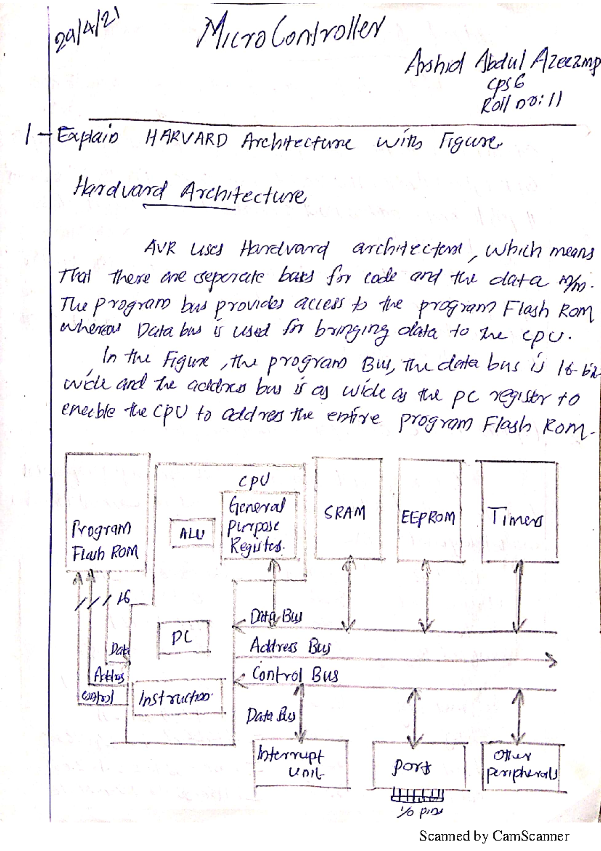 MC- Assignment M2-29#4#21-RNO-11 - Microcontrollers CSE - Studocu
