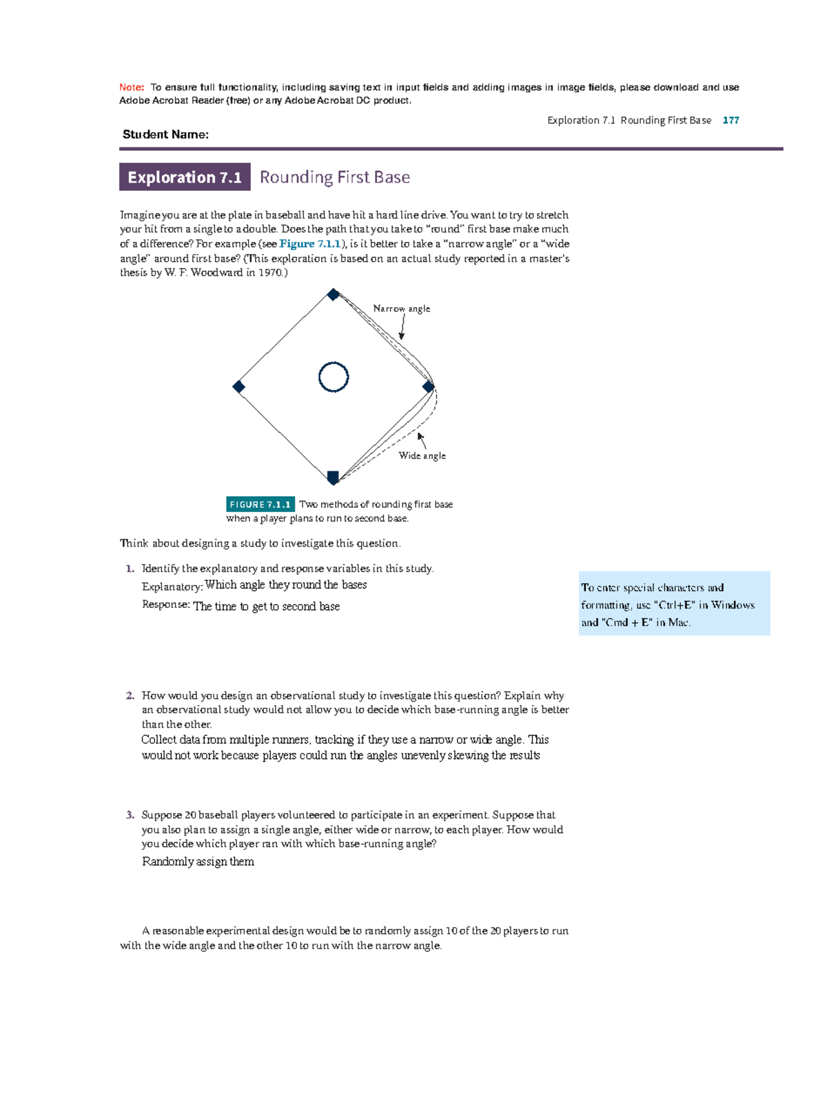 C07Exploration 7 1 Interactive Workbook - Note: To ensure full functionality, including saving ...